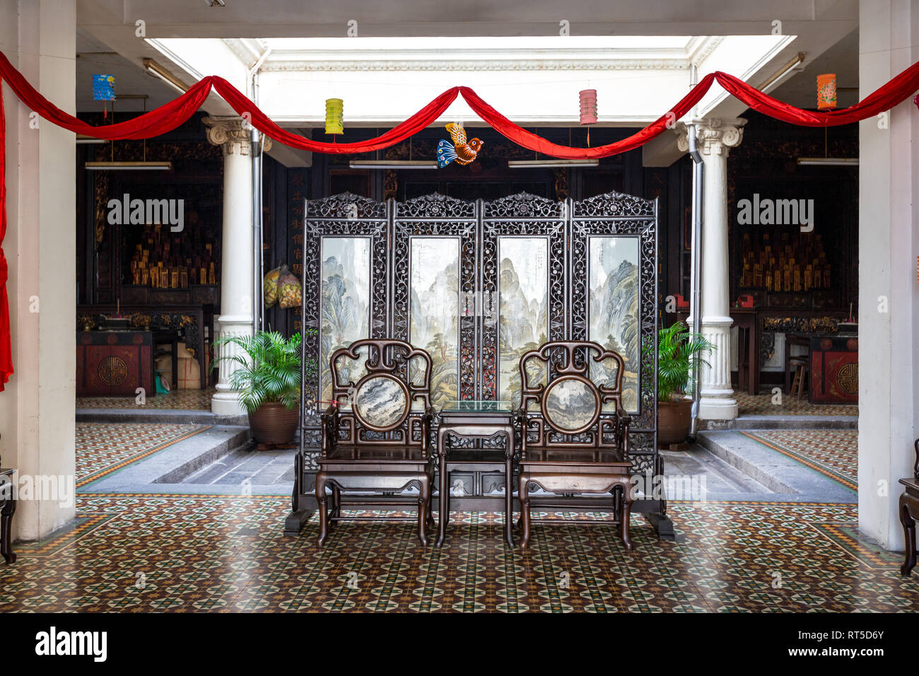 George Town, Penang, Malaysia. Yap Kongsi Entrance Hall, Choo Chay ...