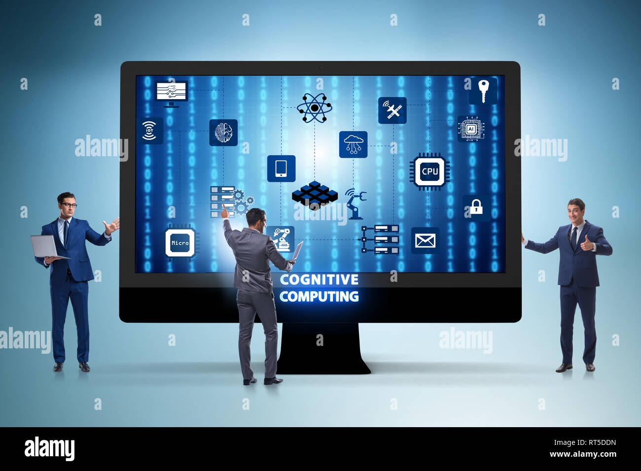 Cognitive computing concept as modern technology Stock Photo - Alamy