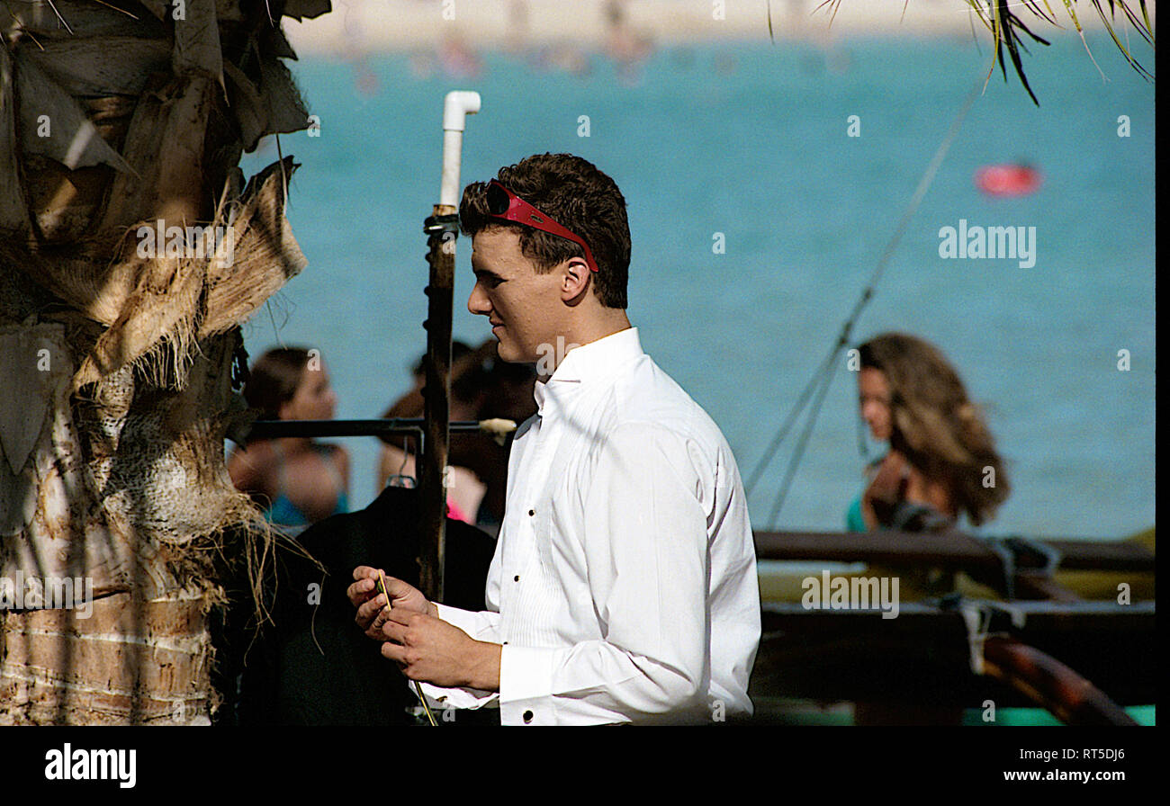 Honolulu, Hawaii, 20th July, 1999 First day of filming "BayWatch Hawaii ...