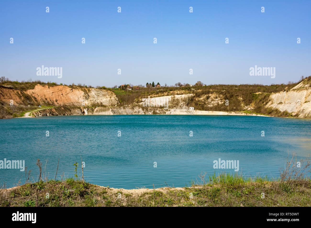 Beautiful Lake Ledinci, Ledinacko, near Fruska Gora in Serbia, very ...