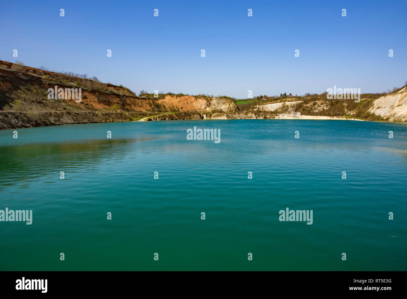 Beautiful Lake Ledinci, Ledinacko, near Fruska Gora in Serbia, very ...