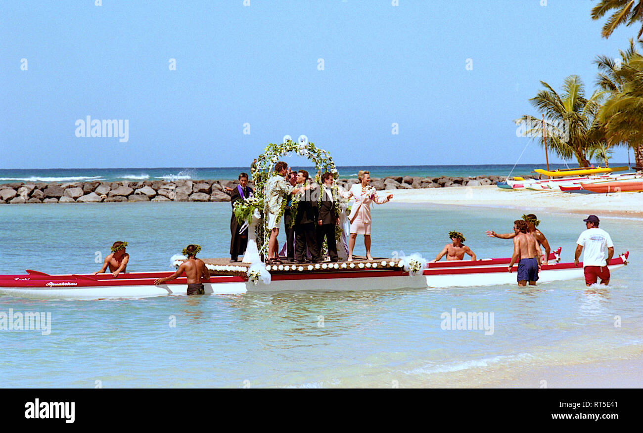 Honolulu, Hawaii, 20th July, 1999 First day of filming "BayWatch Hawaii ...