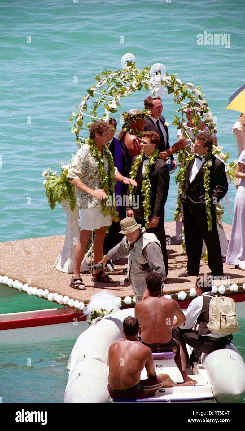 Honolulu, Hawaii, 20th July, 1999 First day of filming "BayWatch Hawaii ...