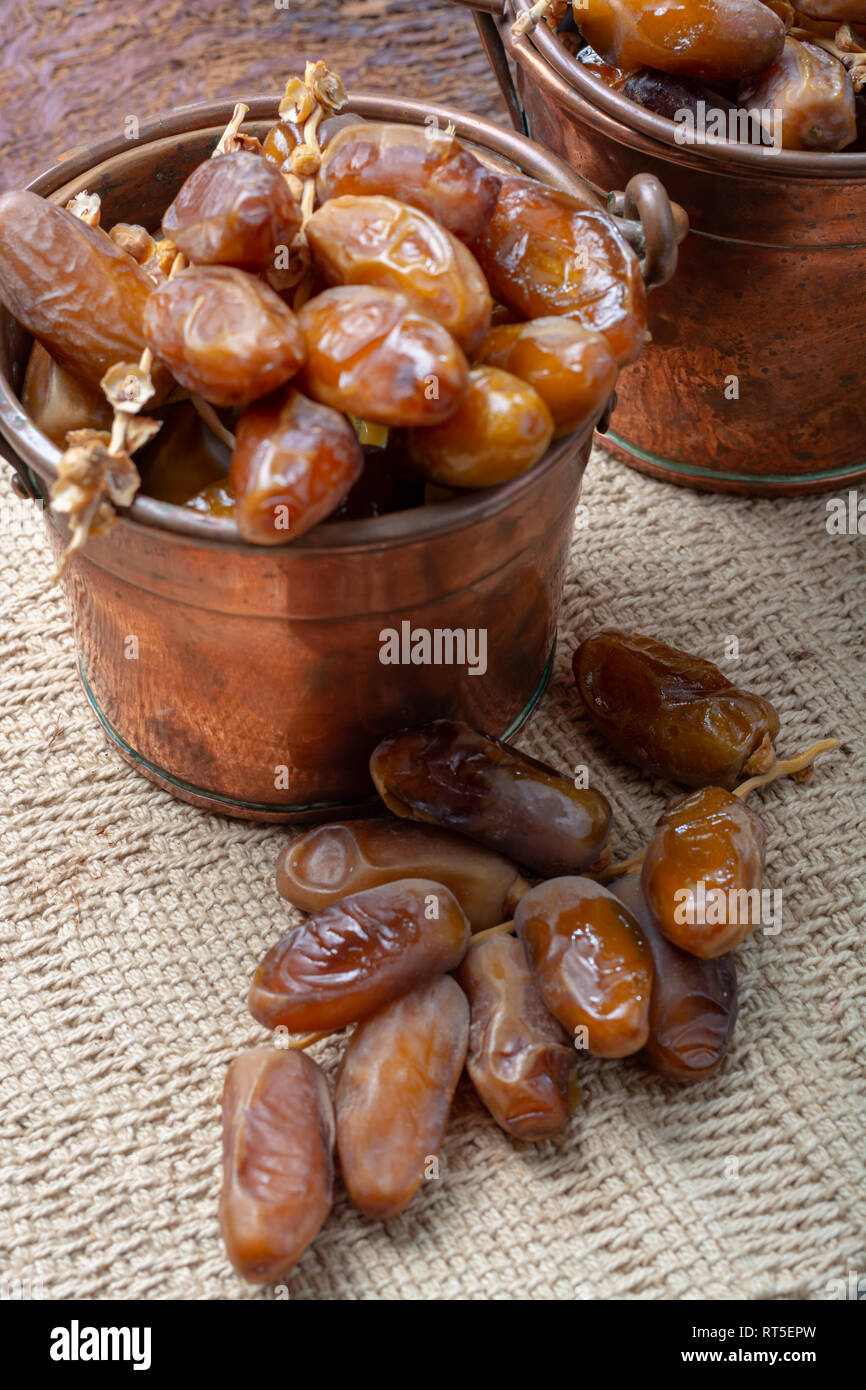 Authentic Tunisian Deglet Nour dried dates with soft honey-like taste ...