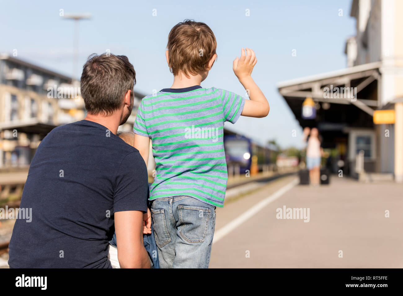 Waving Goodbye Adult Stock Photos & Waving Goodbye Adult Stock Images ...