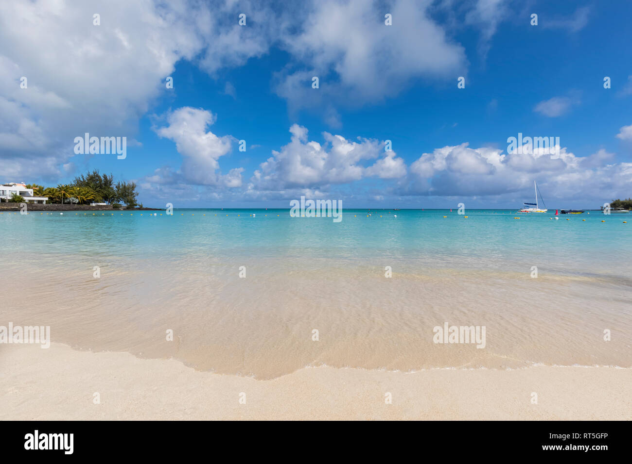 Mauritius, West Coast, Indian Ocean, Pereybere Beach Stock Photo - Alamy