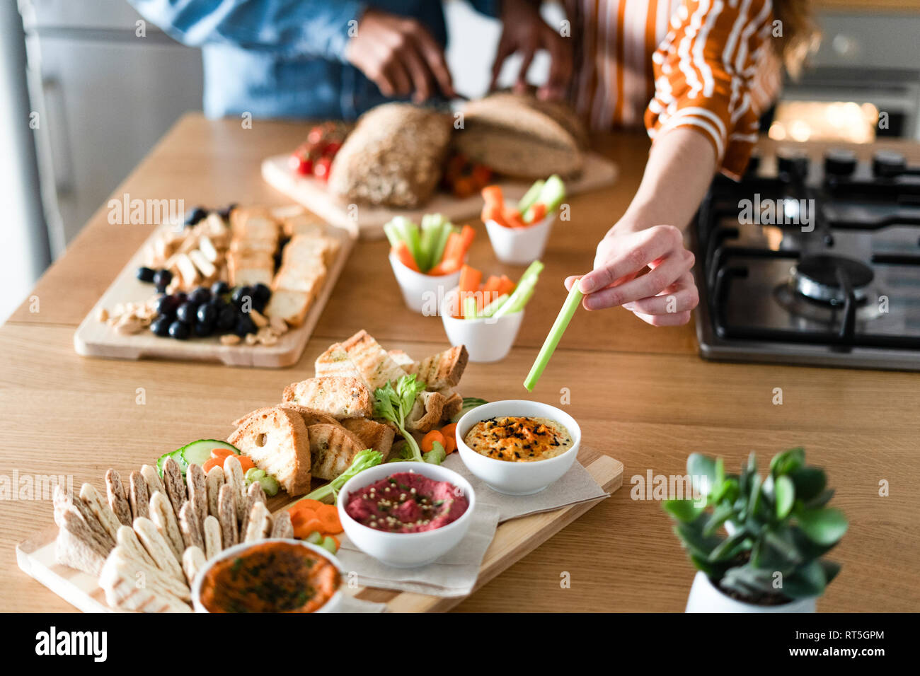 Preparing for party hi-res stock photography and images - Alamy