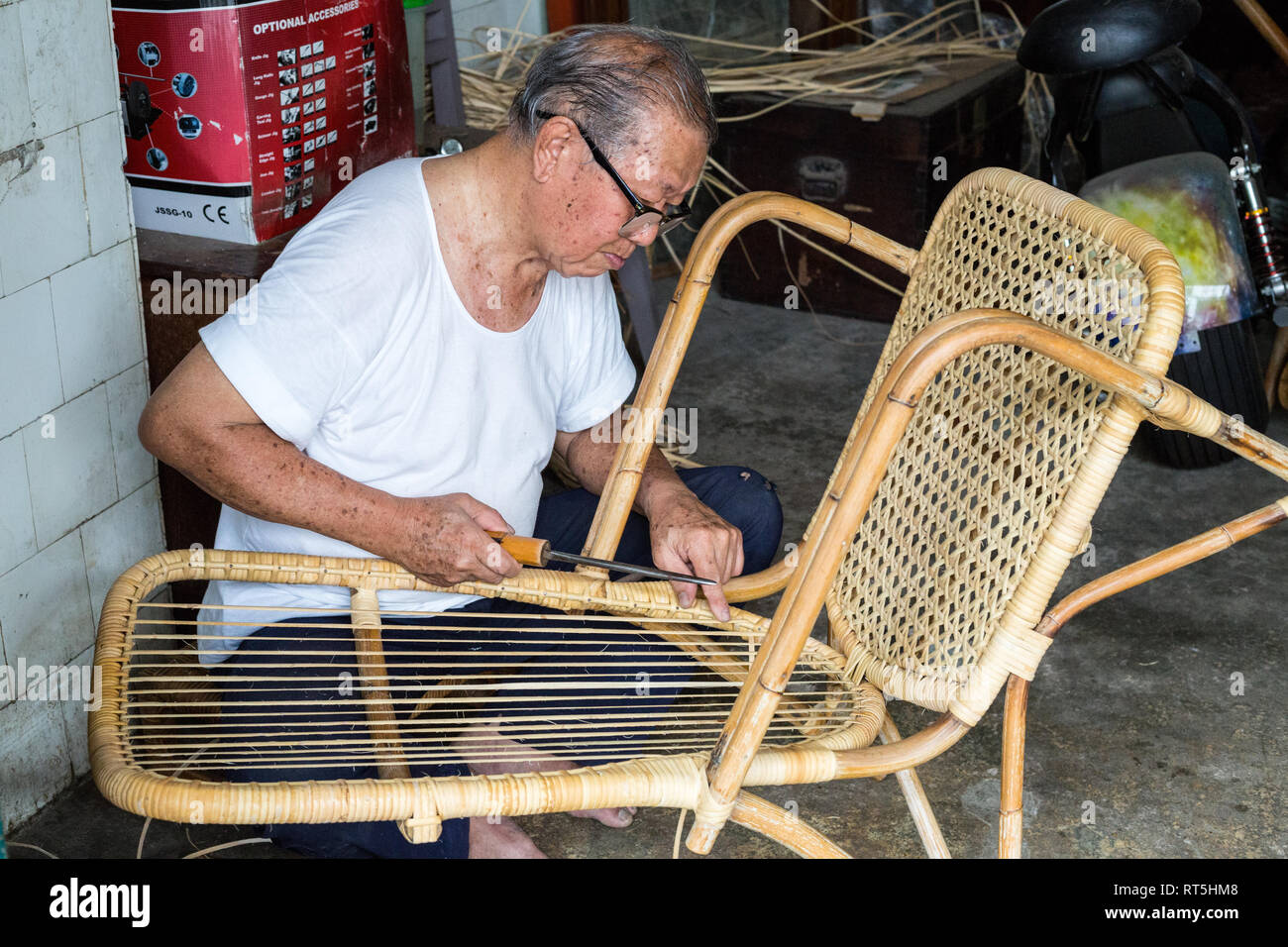 Craftsman Making A Chair High Resolution Stock Photography and Images ...