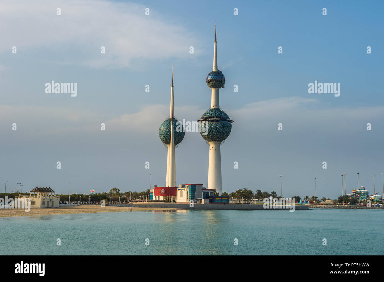 Arabia, Kuwait, Kuwait City, Kuwait Towers Stock Photo - Alamy
