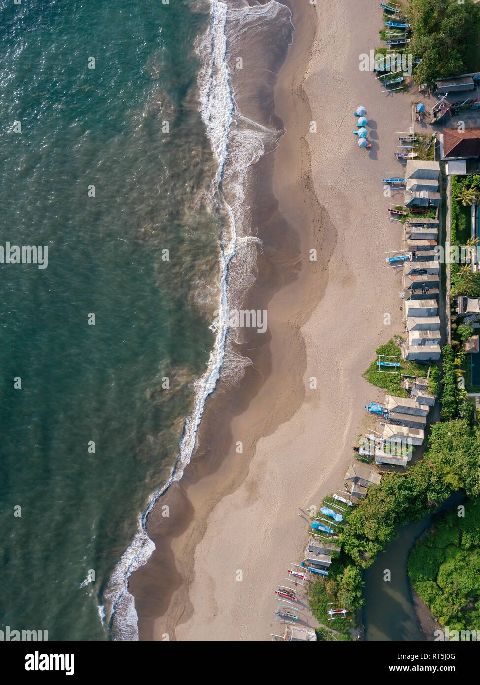 Indonesia, Bali, Aerial view of Berawa beach Stock Photo - Alamy