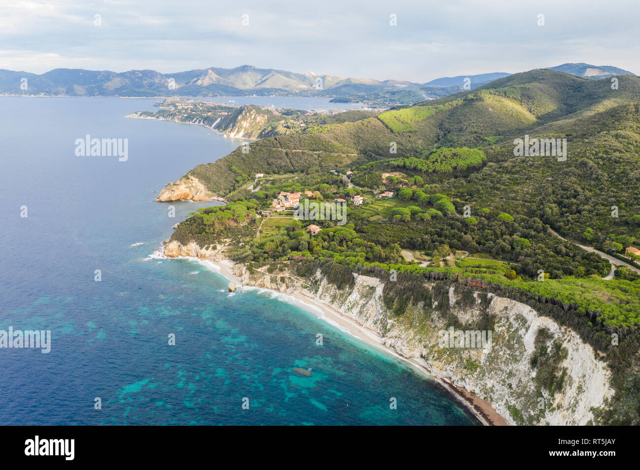 Italy, Elba Island, Aerial view Stock Photo - Alamy
