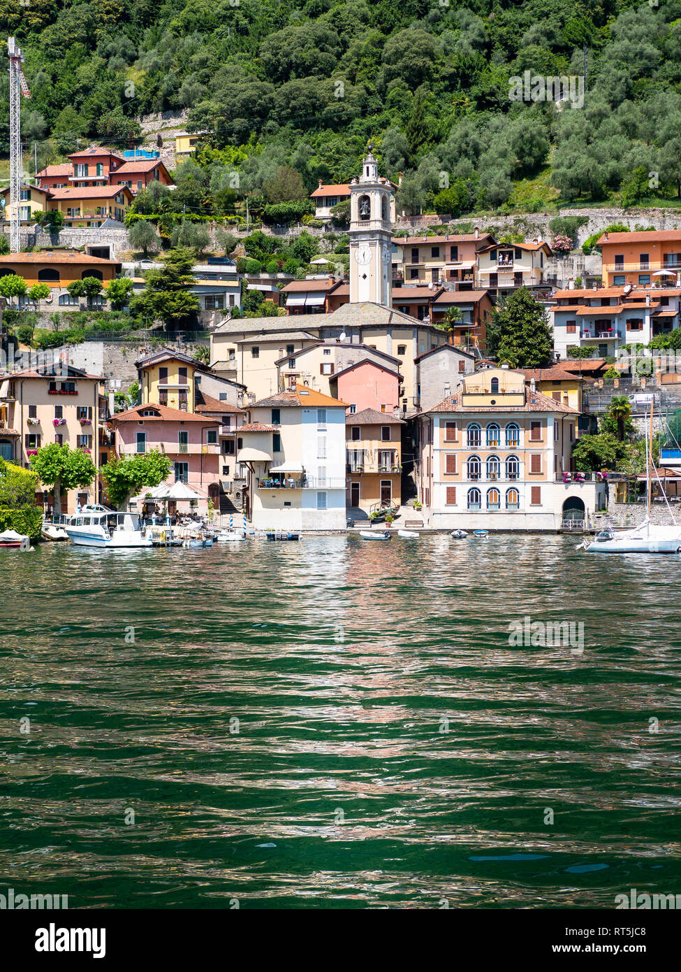 Italy, Lombardy, Lake Como, Tremezzina, townscape Stock Photo - Alamy