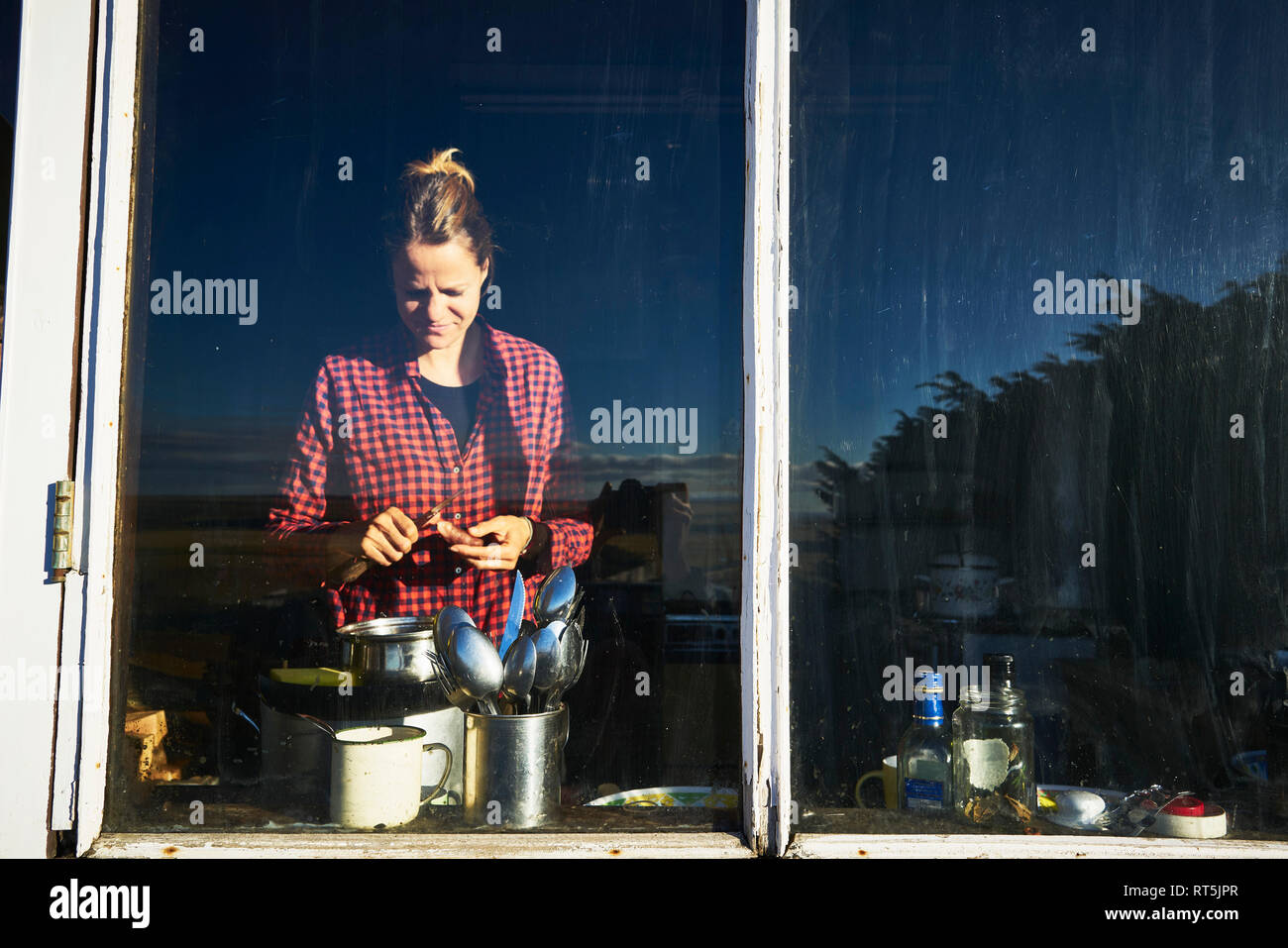 What is behind the window hi-res stock photography and images - Alamy