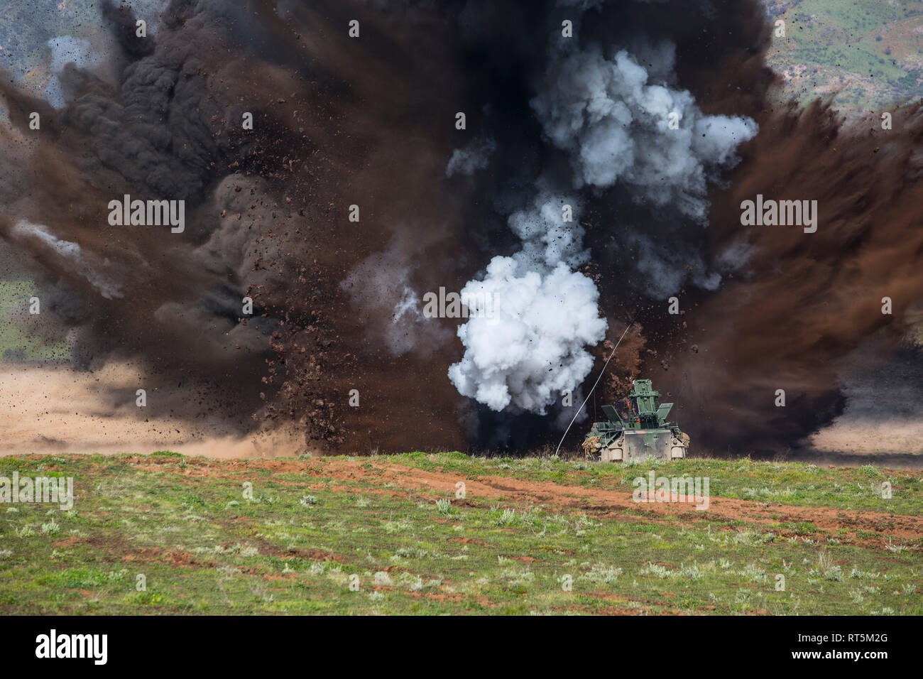 U.S. Marines with 3rd Assault Amphibious Battalion, 1st Marine Division ...