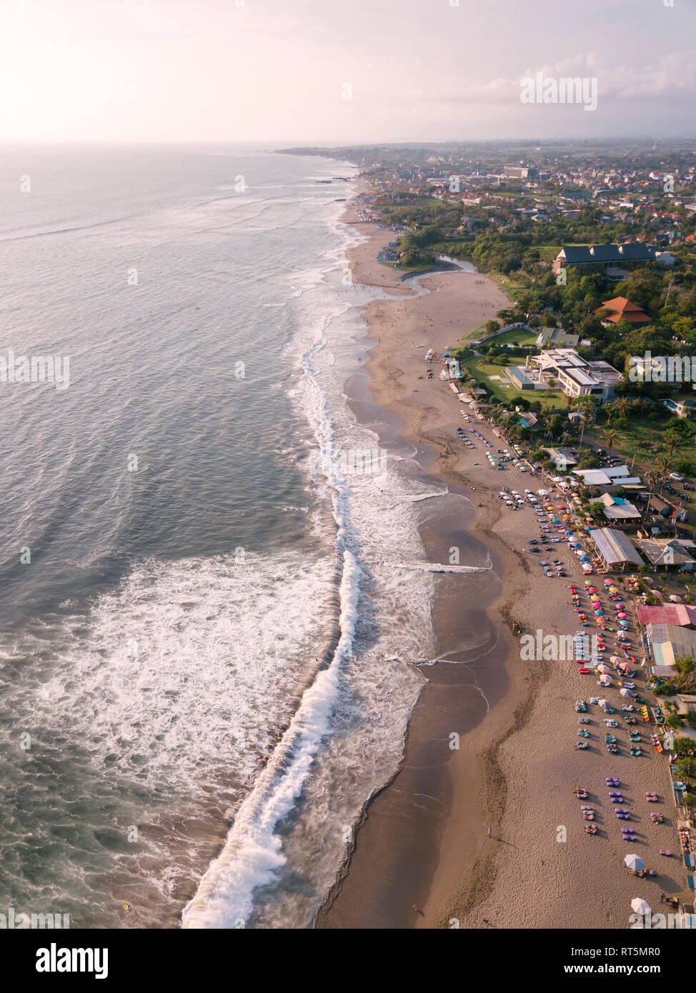 Indonesia, Bali, Aerial view of Berawa beach Stock Photo - Alamy