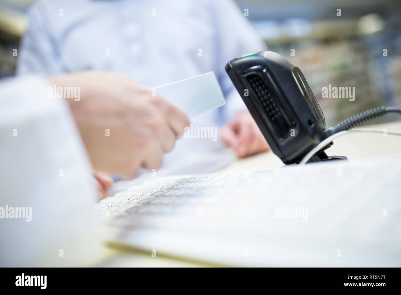 Digital device and tablet package in pharmacy Stock Photo - Alamy
