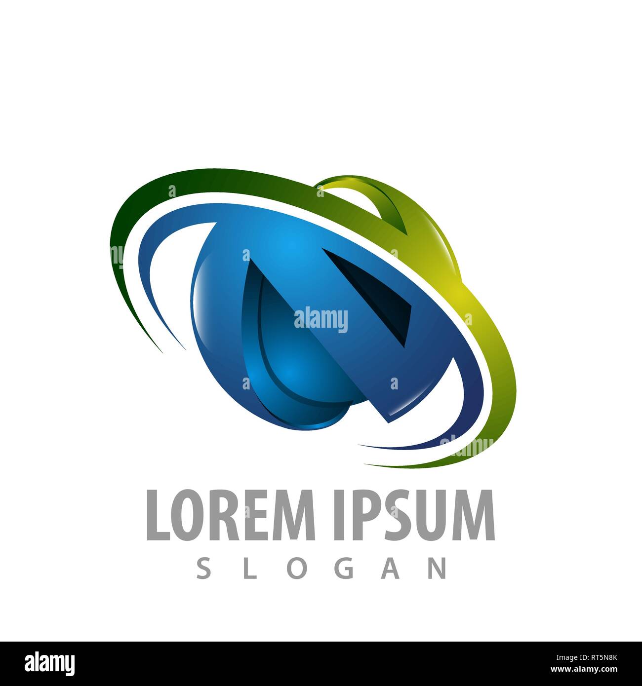 logo concept design. Sphere orbit. Symbol graphic template element ...