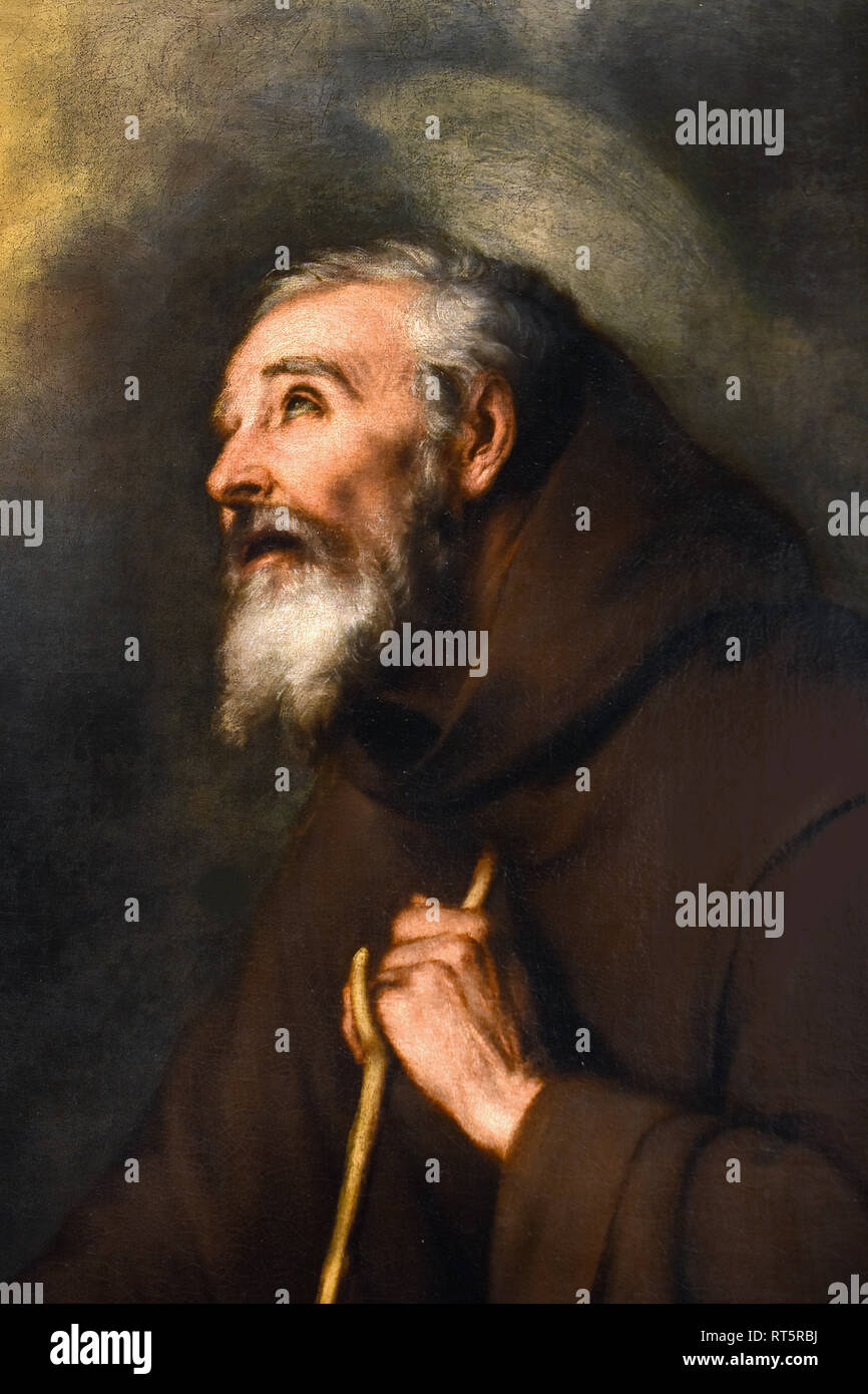 Saint Francis of Paola by Murillo 1617-1682, Spain, Spanish.( Convent ...