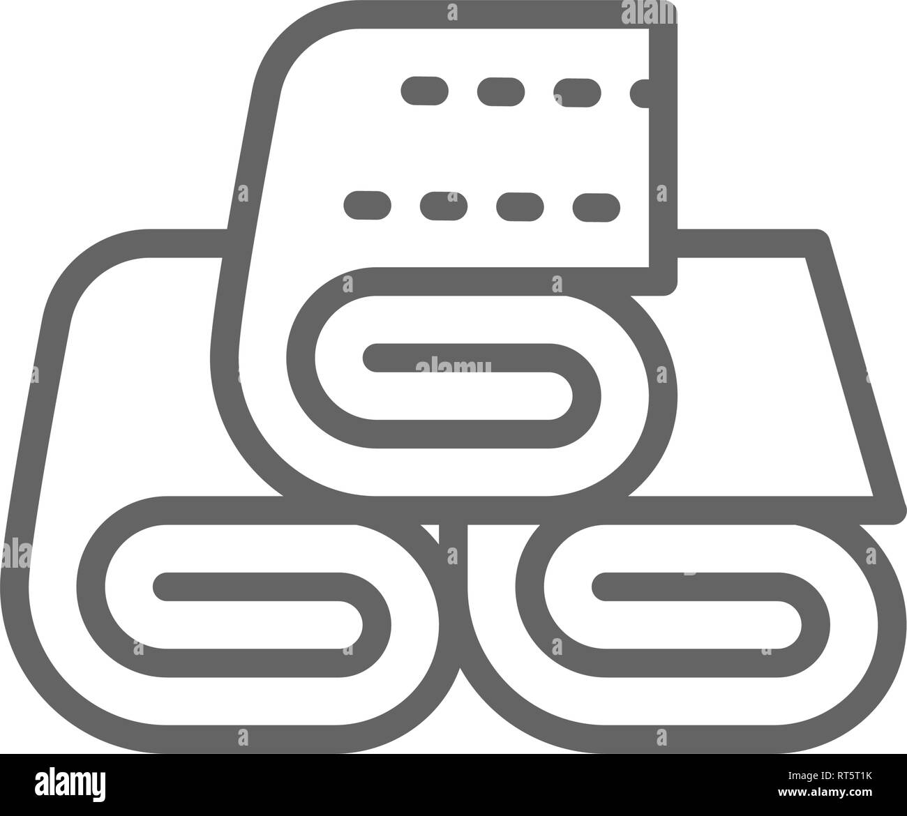 Line art vector rolled Black and White Stock Photos & Images - Alamy