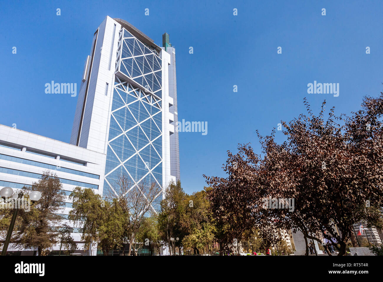 Santiago, Chile, April 21, 2017: The Torre Telefónica (Telephone tower ...