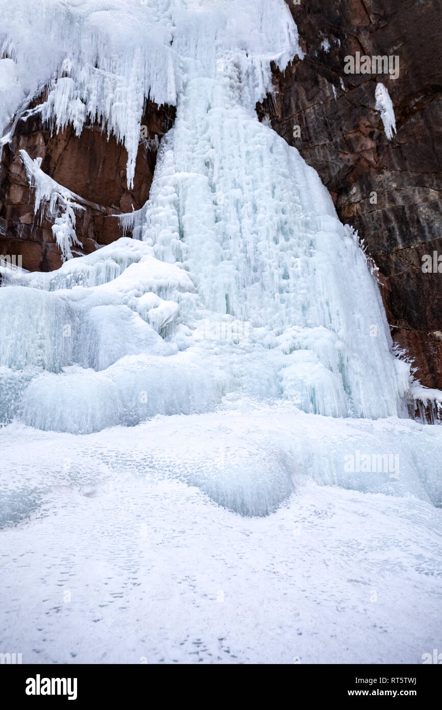 From inside cave waterfall water hi-res stock photography and images ...