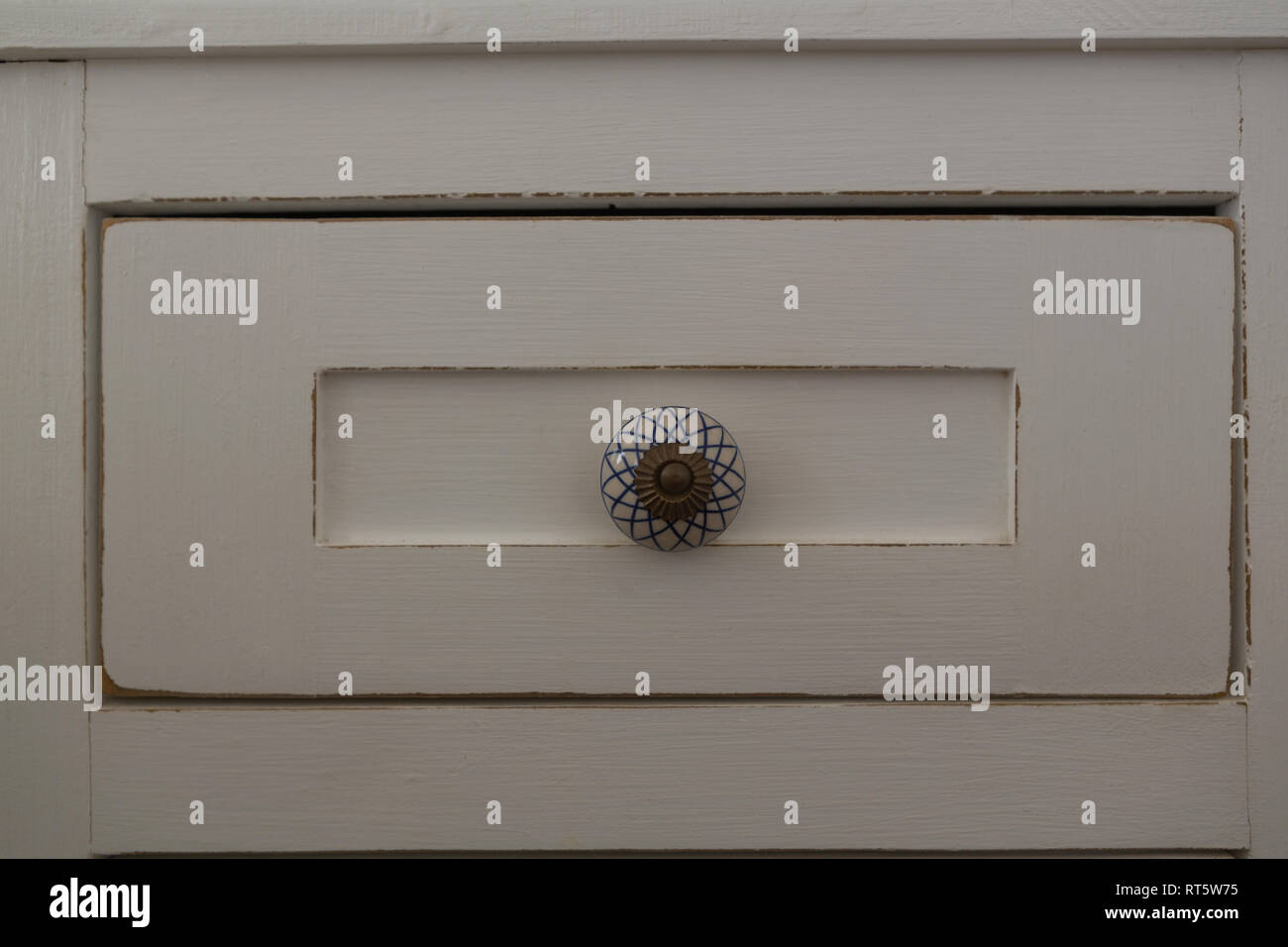 Drawer of cabinet at home Stock Photo - Alamy