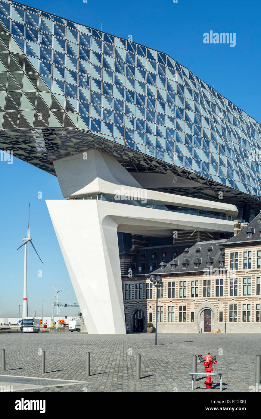 Harbour antwerp hadid hi-res stock photography and images - Alamy