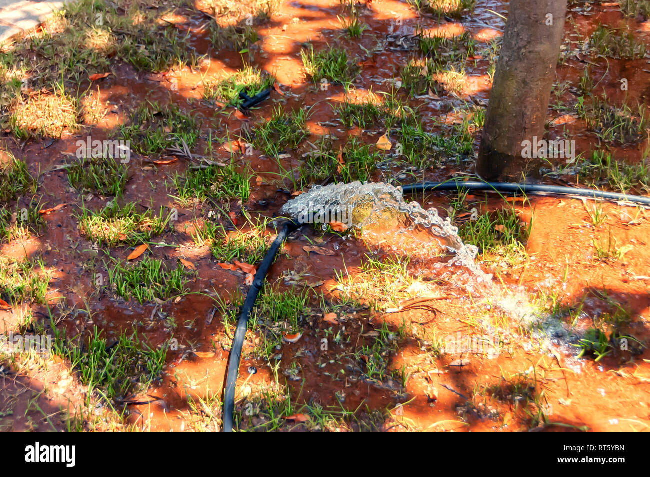Hosepipe leak hi-res stock photography and images - Alamy