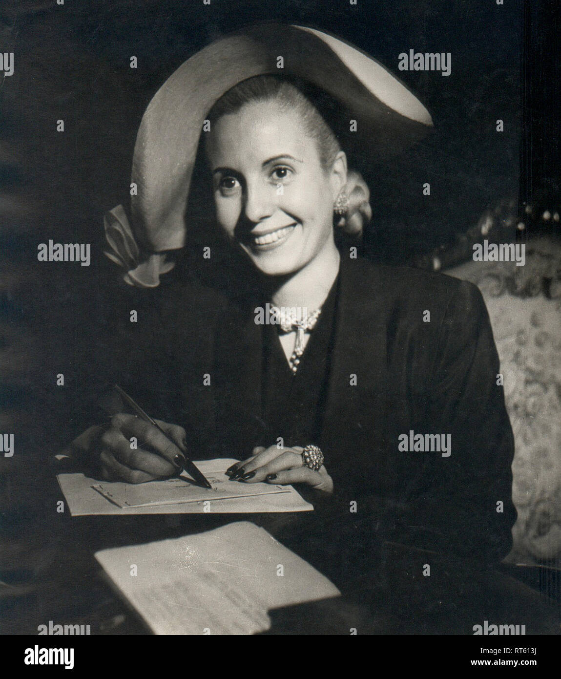 Eva Peron, former Argentinian First Lady and political leader Stock ...