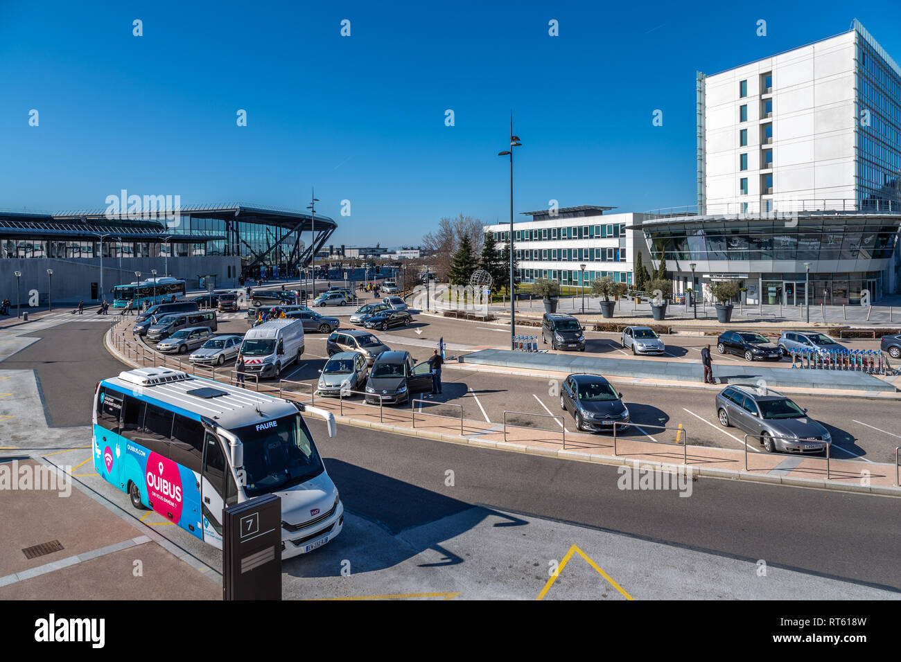 Lyon-Saint-Exupéry international airport Satolas, Lyon Stock Photo - Alamy