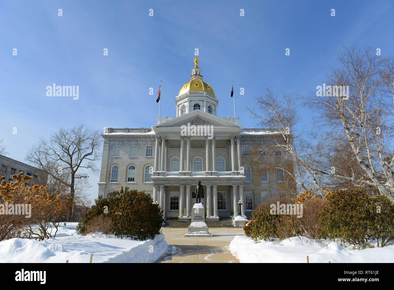 New Hampshire Capitol Dome High Resolution Stock Photography and Images ...