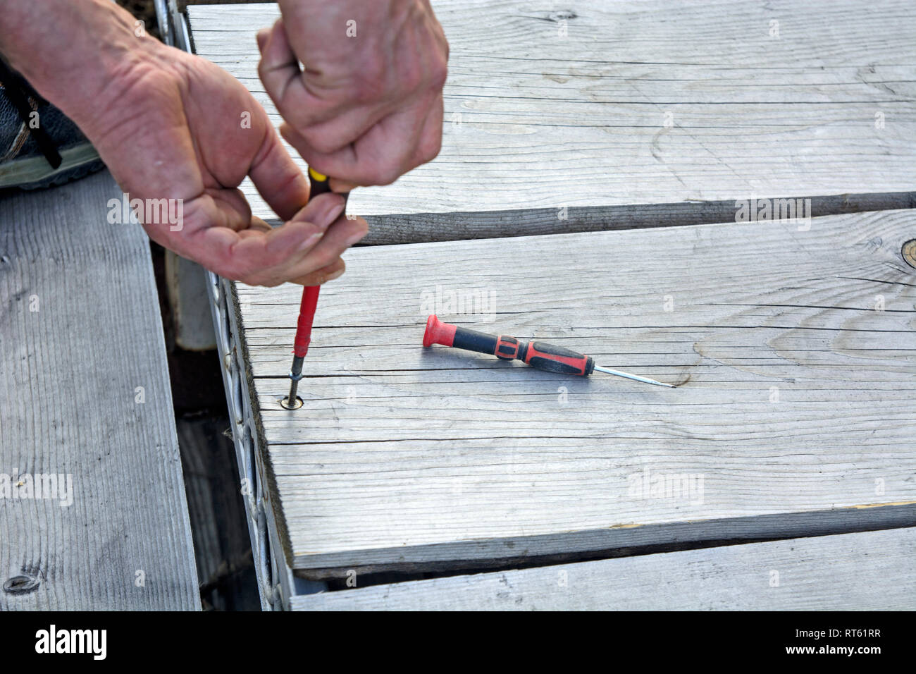 Install screws hi-res stock photography and images - Alamy