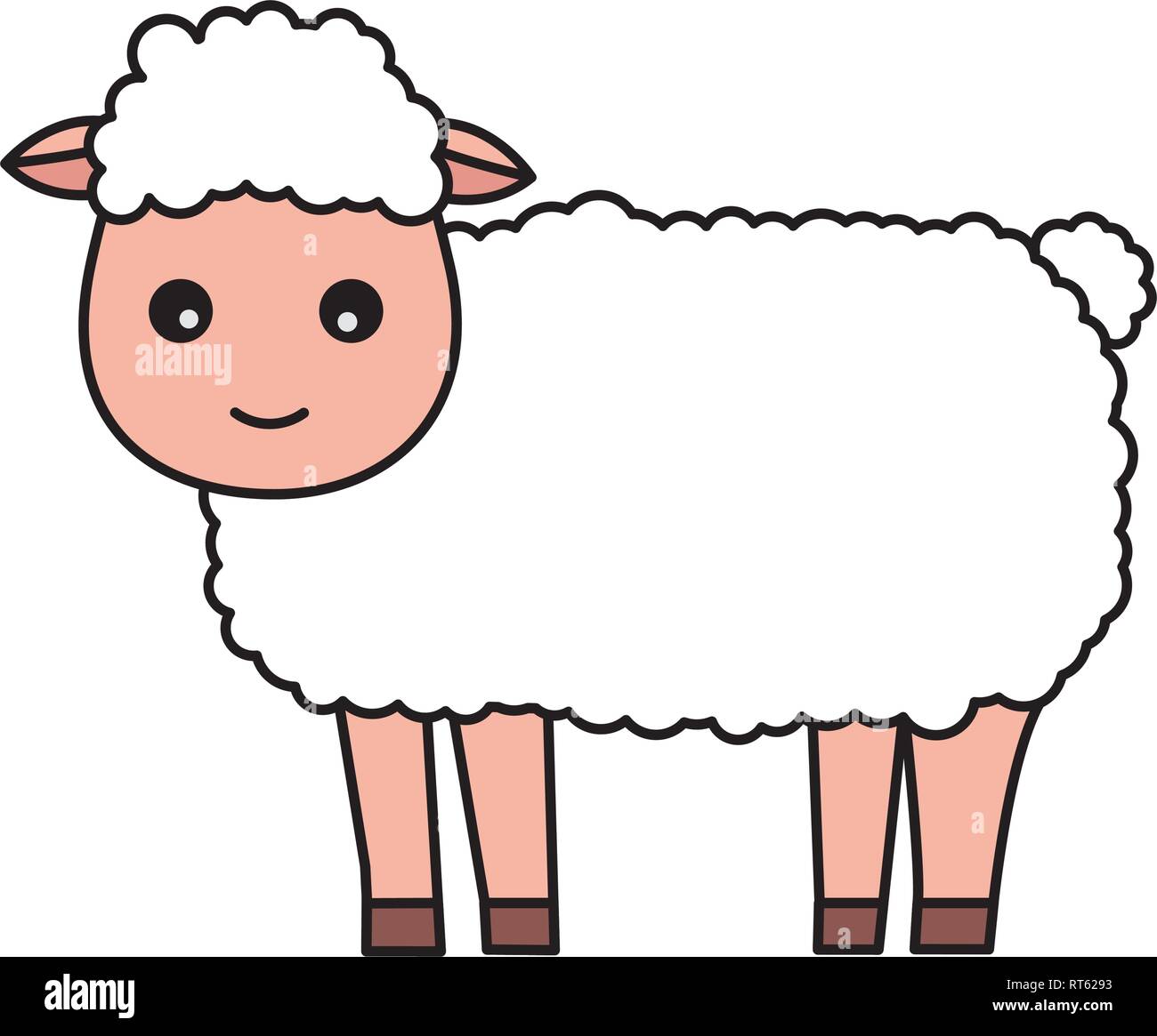 sheep farm animal Stock Vector Image & Art - Alamy