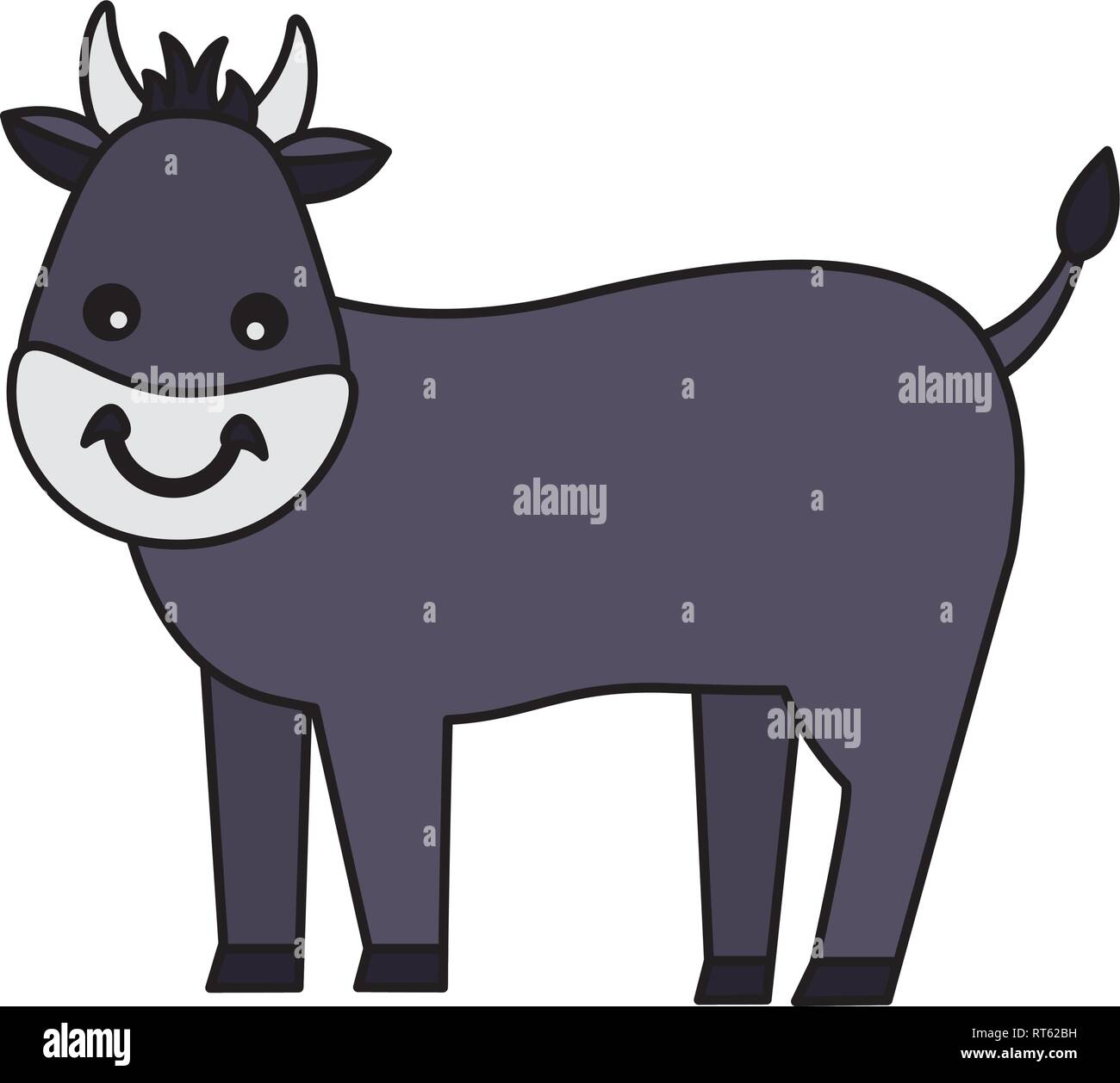 bull farm animal Stock Vector Image & Art - Alamy