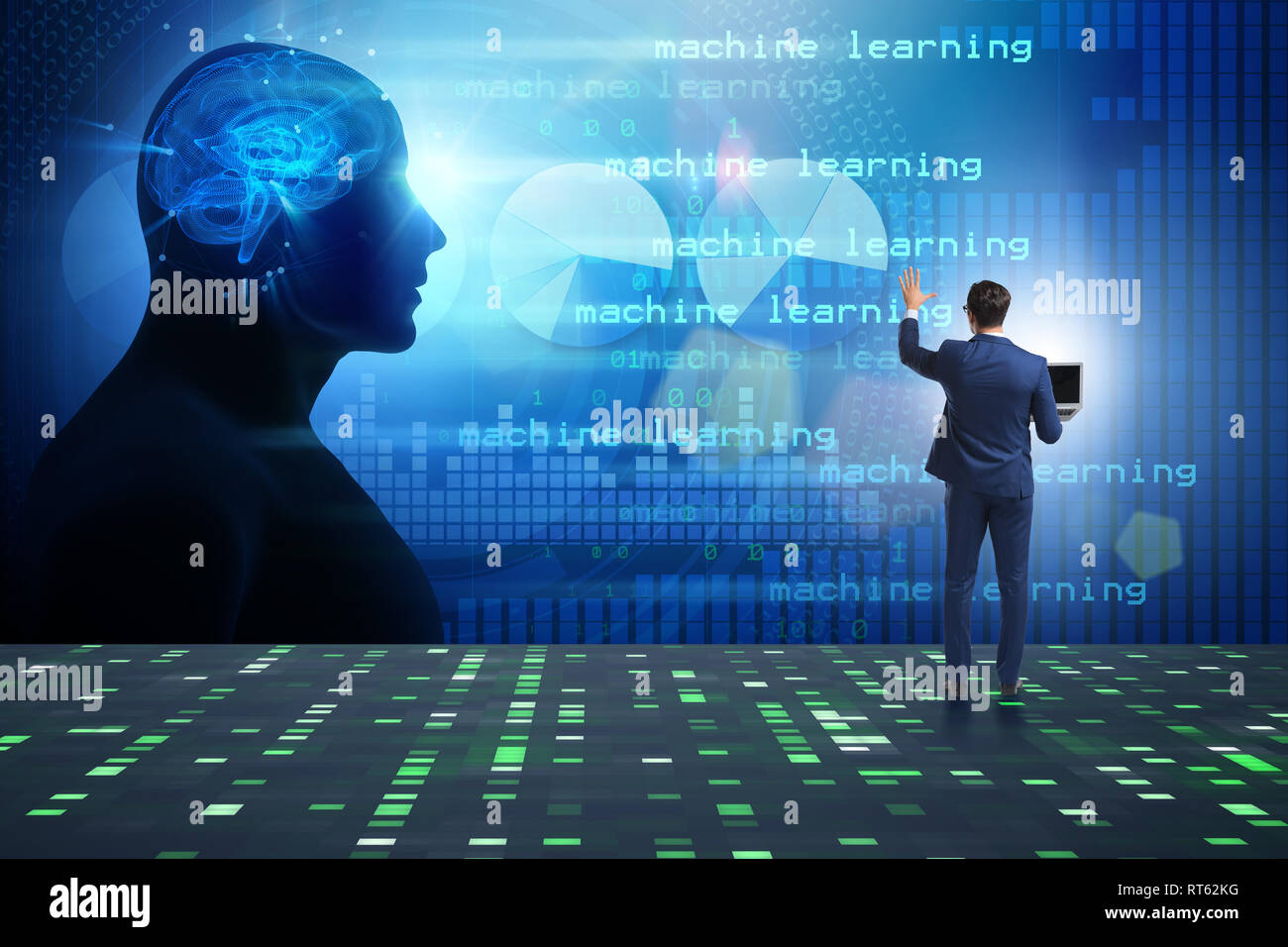 Cognitive computing and machine learning concept Stock Photo - Alamy
