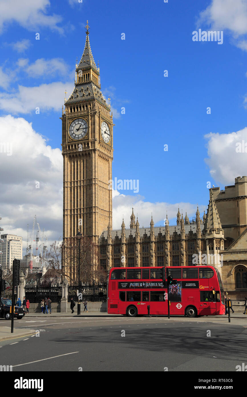 Big Ben (Elizabeth Tower), Houses of Parliament, Westminster,London ...