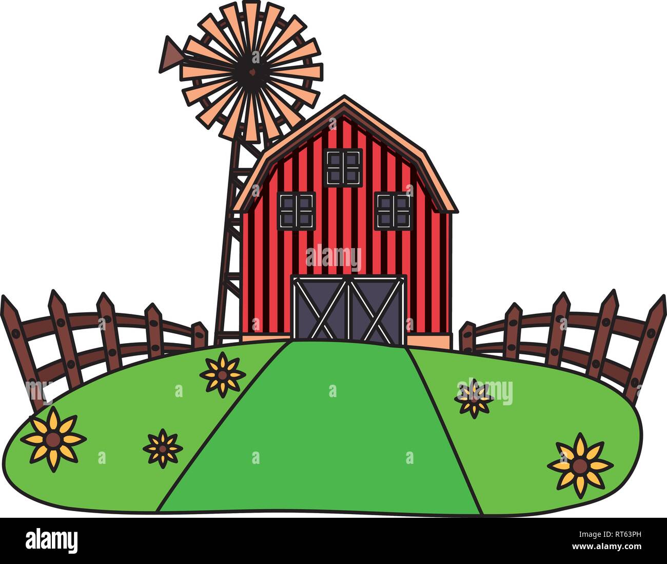 barn farm fresh Stock Vector Image & Art - Alamy