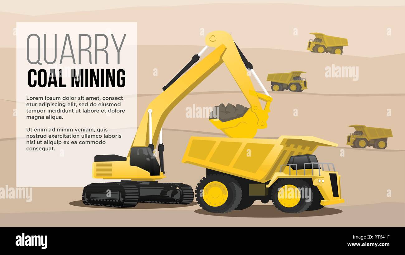 Coal mining Stock Vector Images - Alamy