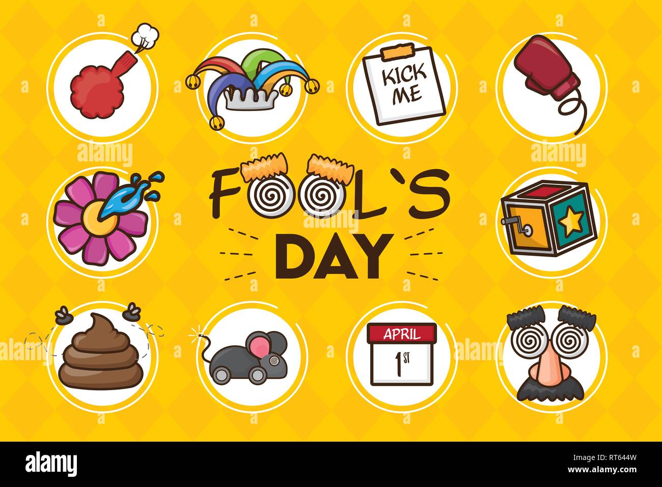 april fools day Stock Vector Image & Art - Alamy