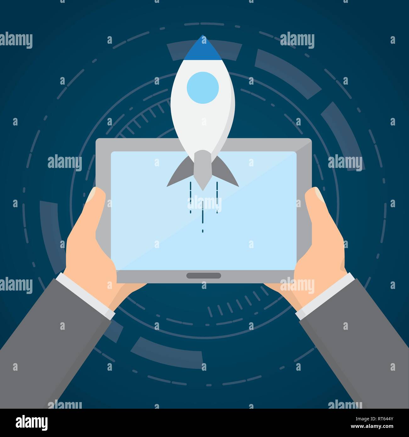 people tech device Stock Vector Image & Art - Alamy
