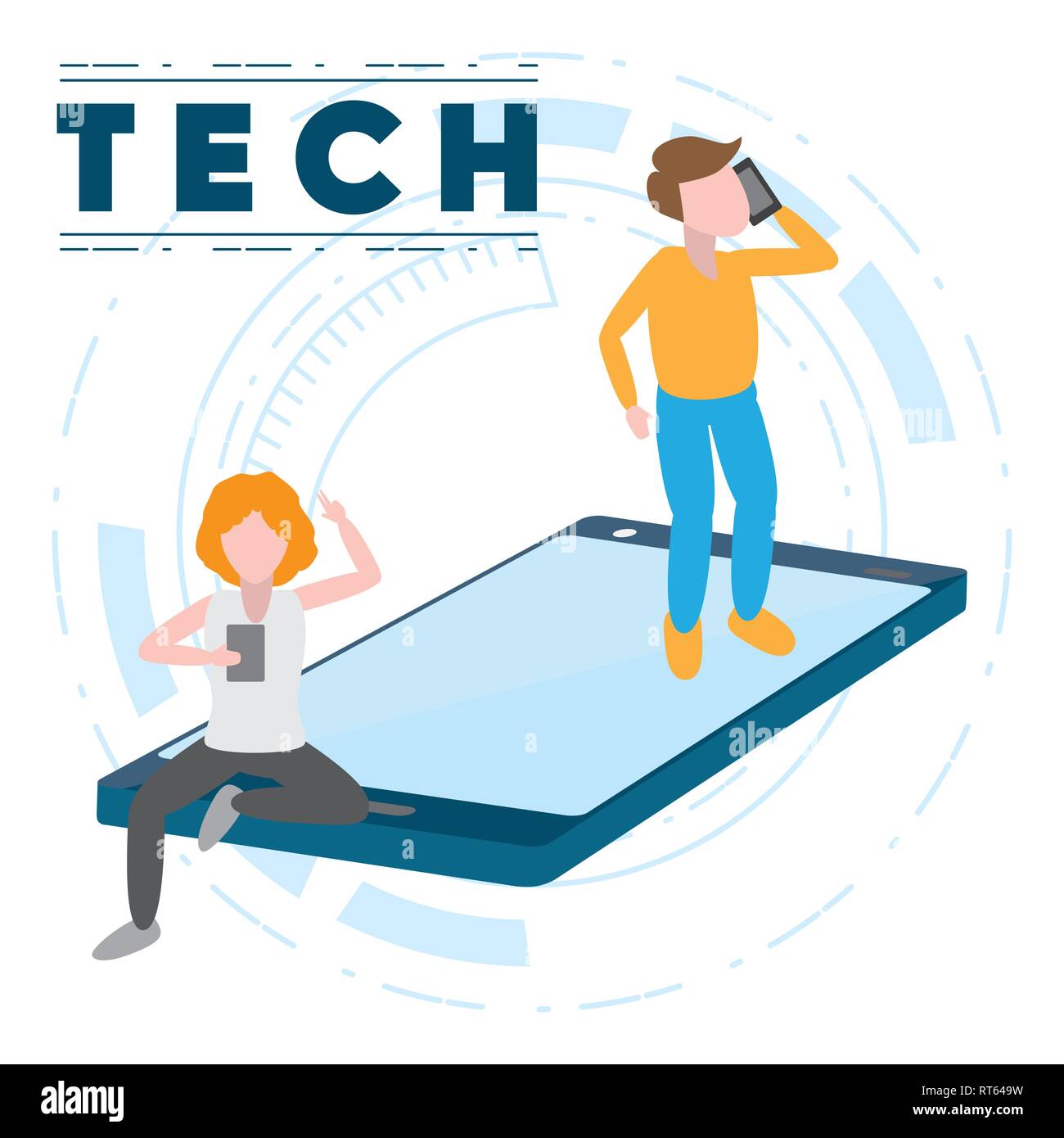 Teen tech Stock Vector Images - Alamy