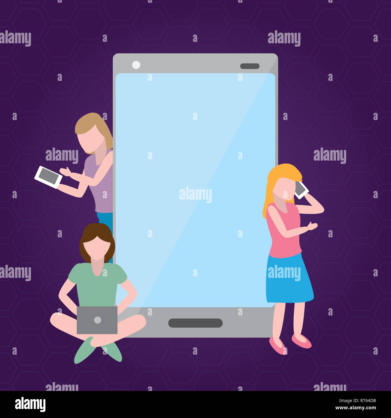 Young employee tech Stock Vector Images - Alamy