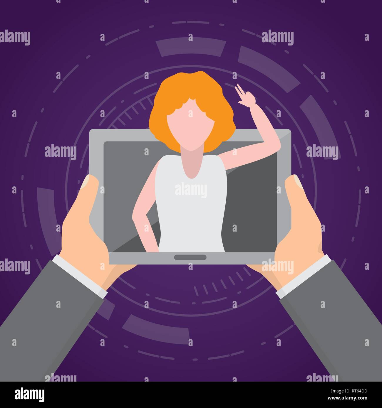 Tech webinar Stock Vector Images - Alamy