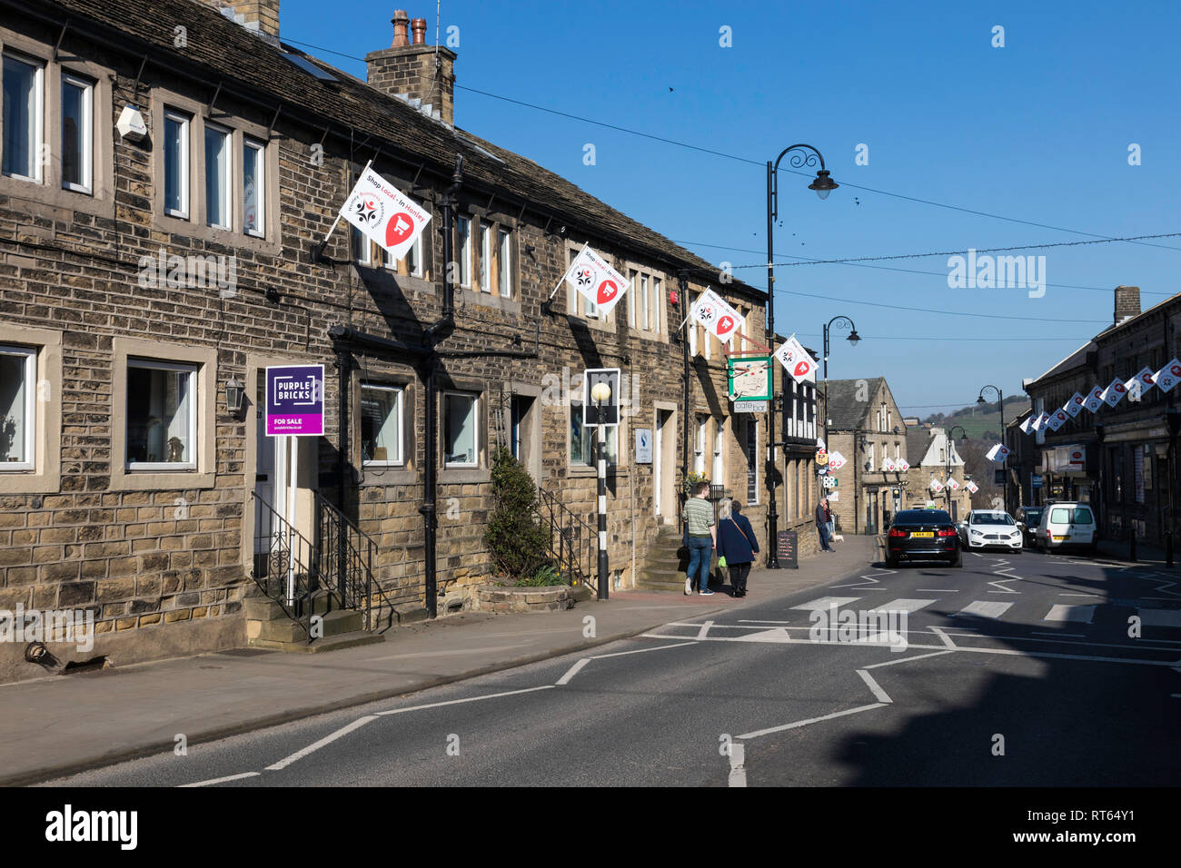 Westgate, Honley, West Yorkshire Stock Photo - Alamy