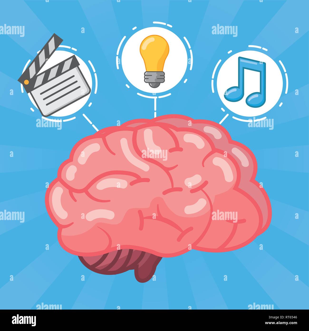 brain idea creativity Stock Vector Image & Art - Alamy