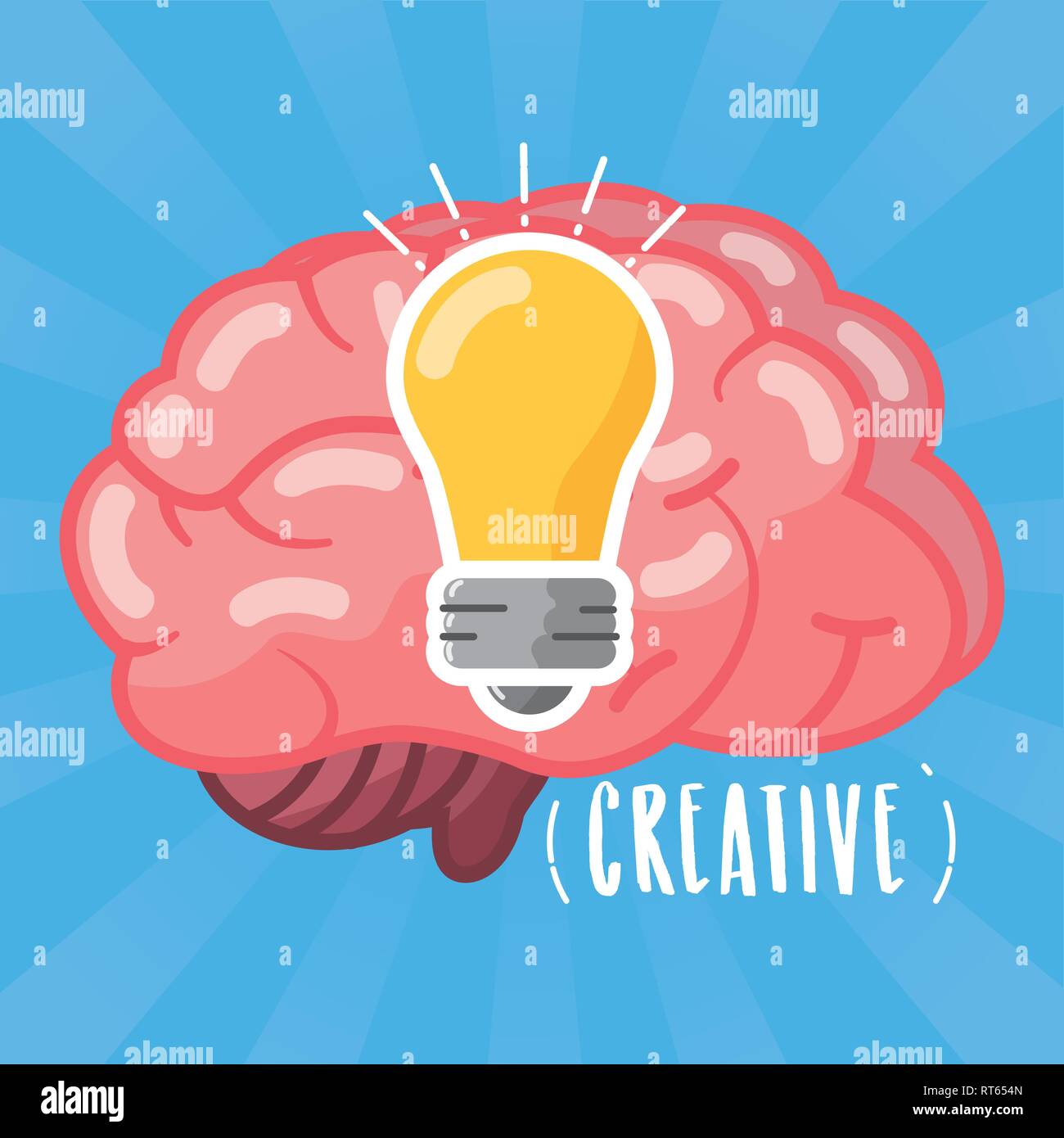 brain idea creativity Stock Vector Image & Art - Alamy