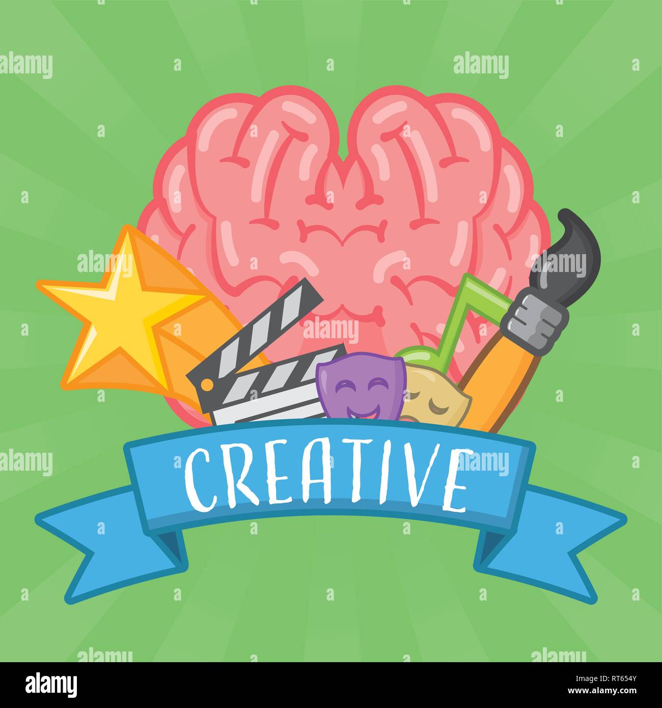 brain idea creativity Stock Vector Image & Art - Alamy