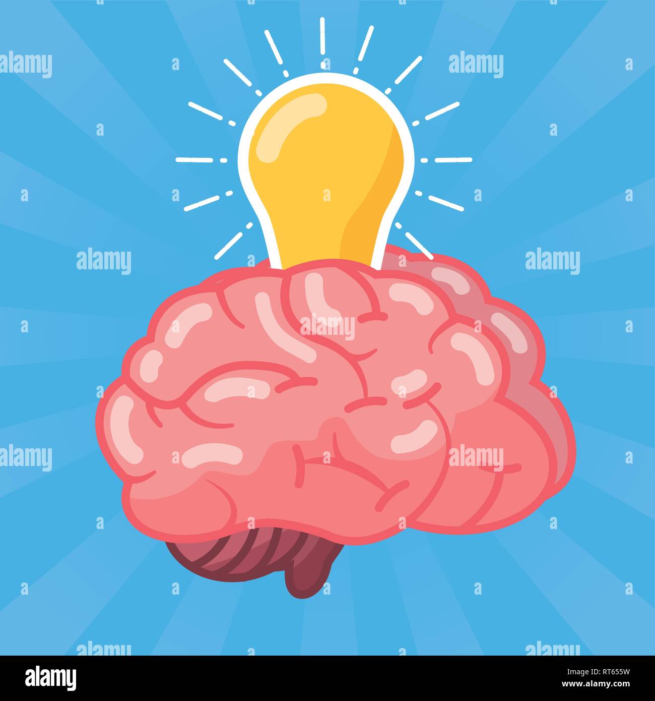 brain idea creativity Stock Vector Image & Art - Alamy