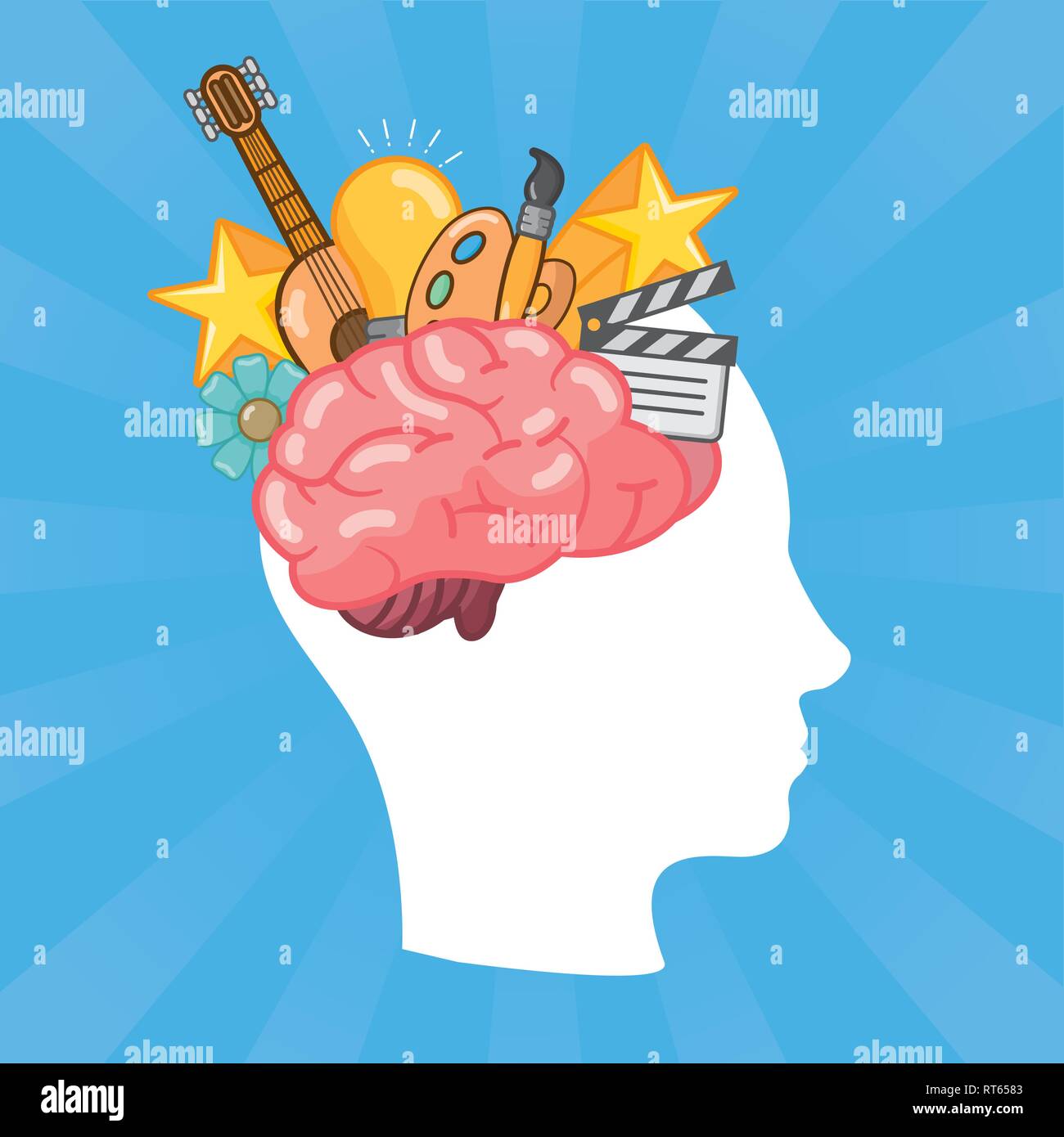brain idea creativity Stock Vector Image & Art - Alamy