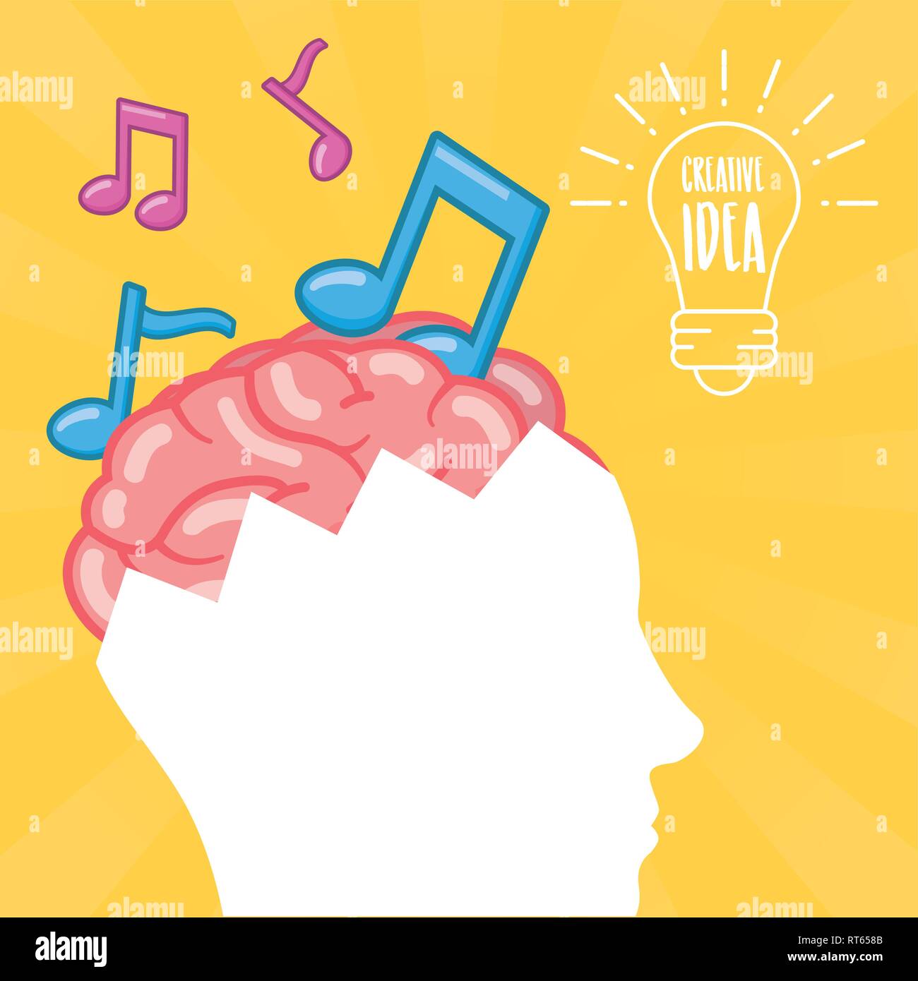 brain idea creativity Stock Vector Image & Art - Alamy